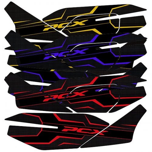 MSR 혼다 PCX 21-24 스티커 세트 K샵 우레탄 사이드 패드 - 써플