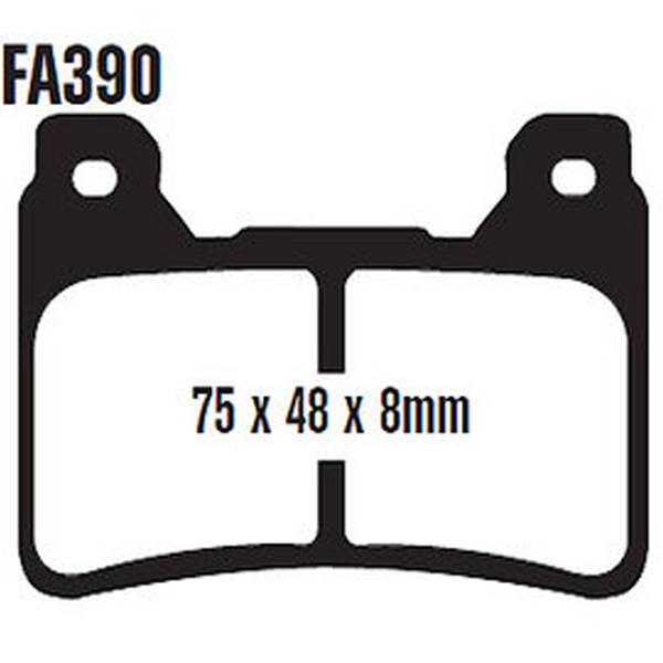 EBC 브레이크 패드 FA390HH - 써플